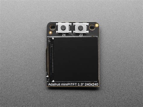 adafruit mini pitft 1 3 240x240 tft add on for raspberry pi st7789