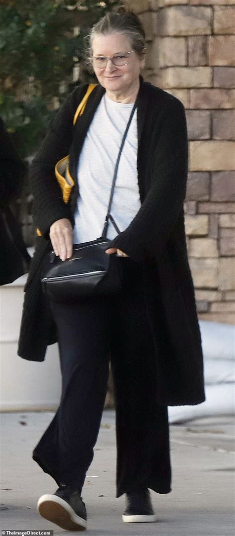 Actress Bridget Fonda 61 Looks Slimmer Than Ever On Rare La Outing