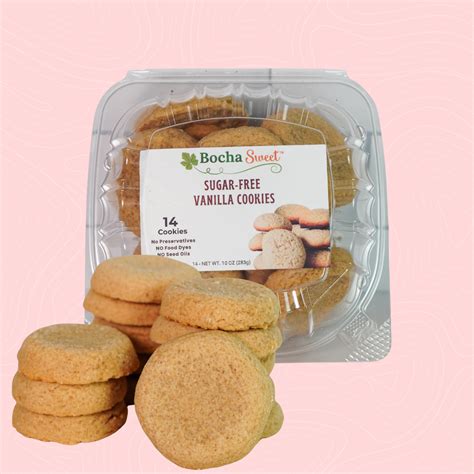 14 Sugar Free Vanilla Cookies 10 Oz Bochasweet