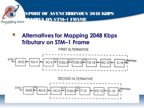 sdh mapping and multiplexing
