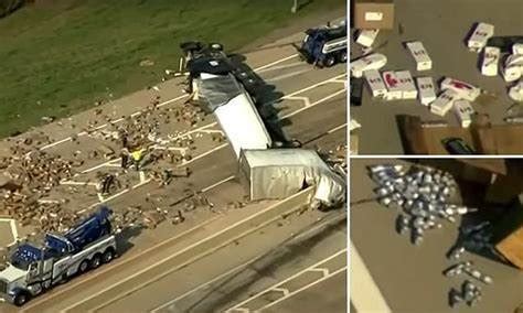 Sex Toys Cover Highway After A Hauling Truck Got Involved In An Accident Video