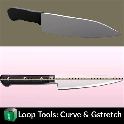 looptools curve and gstretch r blender