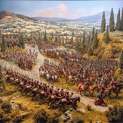 The Flanking Maneuver Used In The Battle Of Cannae Premium Ai