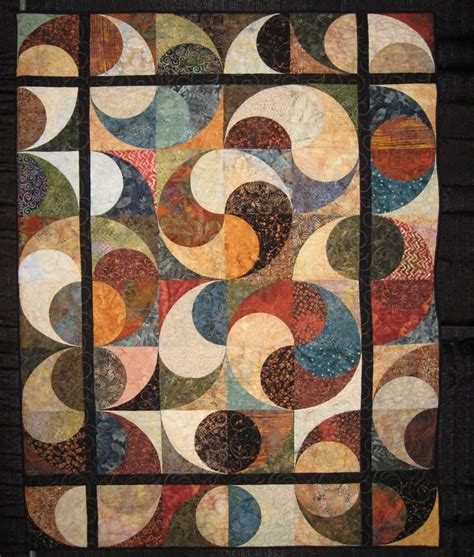 Batiks In Motion By Susan Colbeck And Shelly Nealon Drunkards Path Quilt Circle Quilts