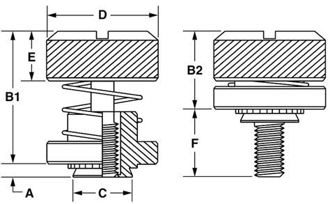 574 6 32 Spring Loaded Captive Panel Fasteners Closeout Mw