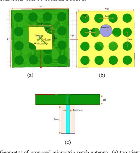 Figure 1 From Ultra Wideband Dual Circularly Polarized Patch Antenna