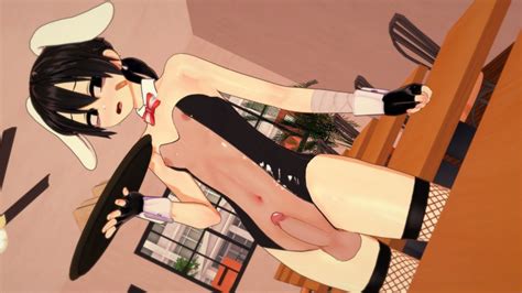 Rule 34 1boy 3d Black Eyebrows Black Eyes Black Hair Bulge Bunnysuit