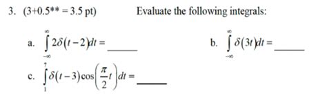 Solved Pt Evaluate The Following Integrals Chegg