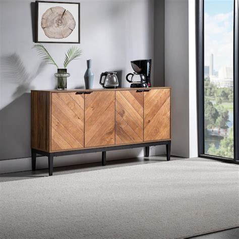 Jayden Creation Tahun Modern 55 Inwide 4 Door Storage Sideboard With
