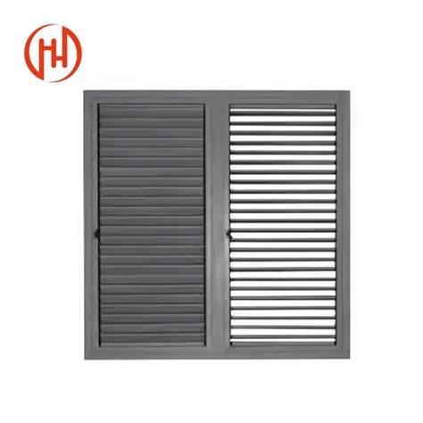 Security Louver Aluminum Frame Fixed Adjustable Louver Windows Fixed