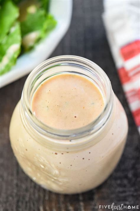 Easy Homemade Thousand Island Dressing • Fivehearthome