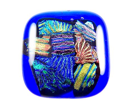 Dichroic Glass Knobs Cabinet Or Drawer Pull Handle Rainbow Etsy