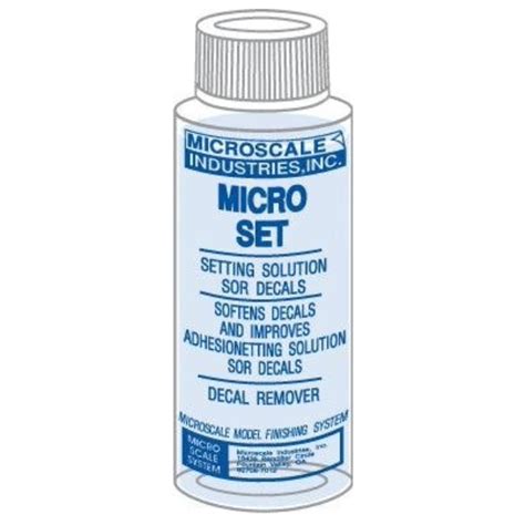 Micro Set Solution 1 Oz Bottle Decal Setting Solutionremover Mi 1