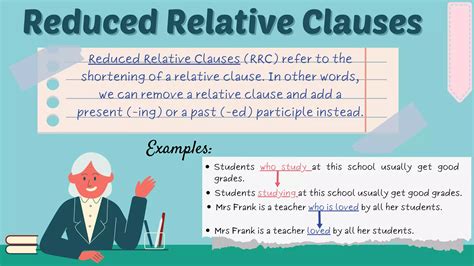 Reduced Relative Clauses 2022pdf