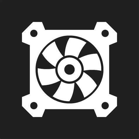Computer Fan Icon Vector Vector Art At Vecteezy