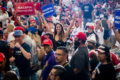 Defying Nevadas Governor Trump Holds Indoor Rally