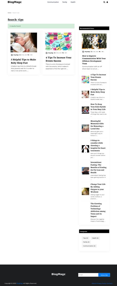 Blogmagz Php Script By Techrobot Codester