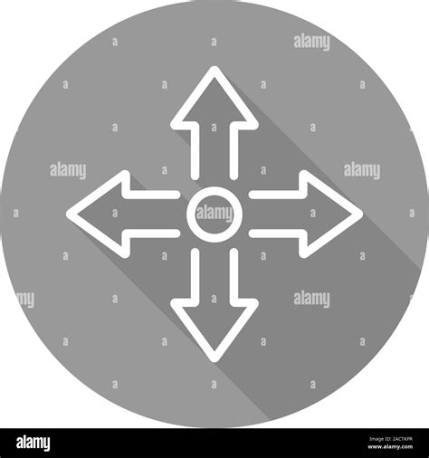 Delivery symbol. Flat linear long shadow icon. Vector line symbol Stock Vector Image & Art - Alamy