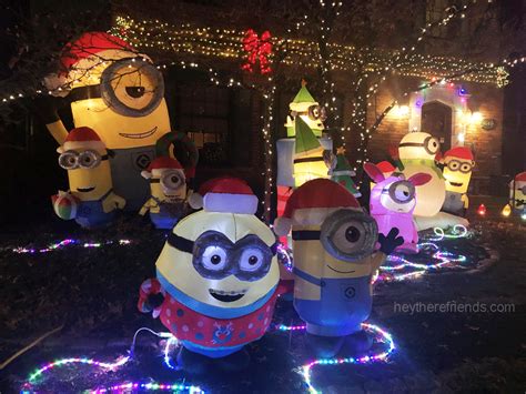 Minion Christmas Inflatables Minions And Memories Hey There