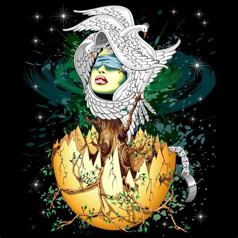 The Birth Surreal Fantasy Dreamy Art Representing The Birth Of