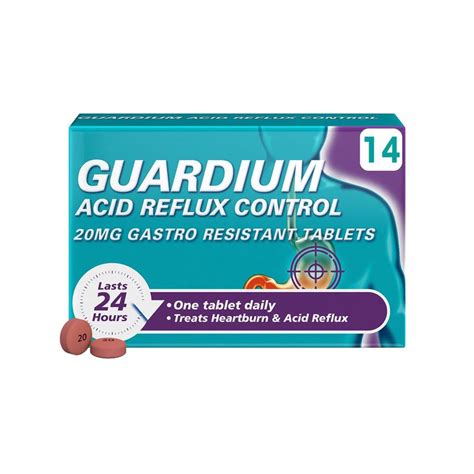 Guardium Acid Reflux Control Tabs Heartburn Indigestion 14s Everymarket