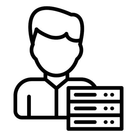 Premium Vector Data Controller Icon Style