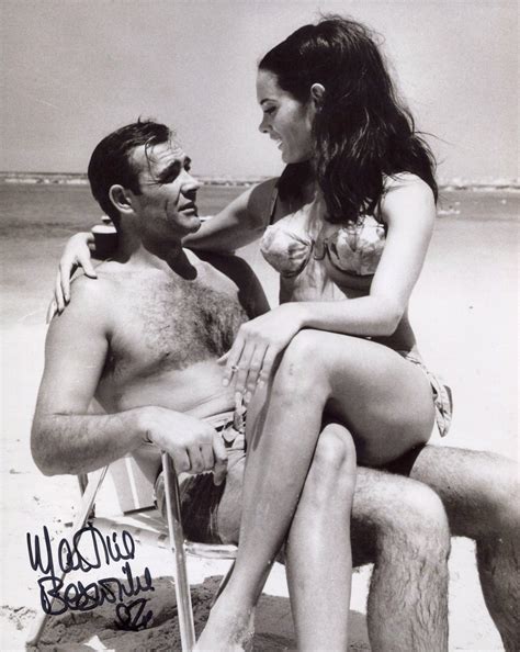 Bid Now 007 Bond Girl Martine Beswick Signed Thunderball Candid Sean