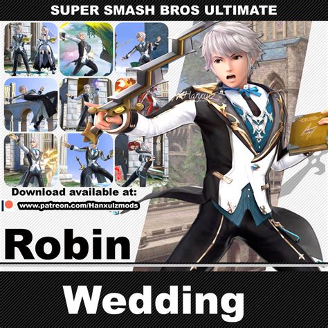 Ssbu Mod Robin M Wedding By Hanxulz On Deviantart