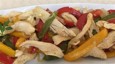 Pollo Con Pimientosreceta Fácil Rápida Y Sencilla Youtube