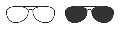 Premium Vector Sunglasses Icon Simple Design Vector Illustration