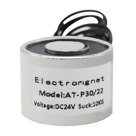 Suction Solenoid Lifting Cylinder Electromagnet Holding Sucker Round Electric