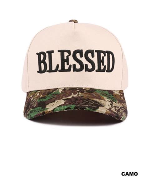 Blessed Embroidered Two Tone Trucker Hat Faith Apparel Ben