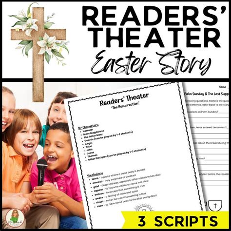 Easter Readers Theater Easter Play Easter Scripts The Story Of Easter Etsy