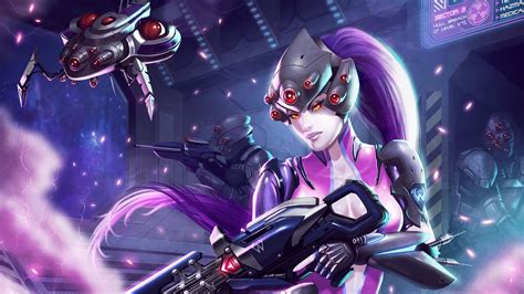 Widowmaker No Target Is Safe Wallpaper Wallpapersok