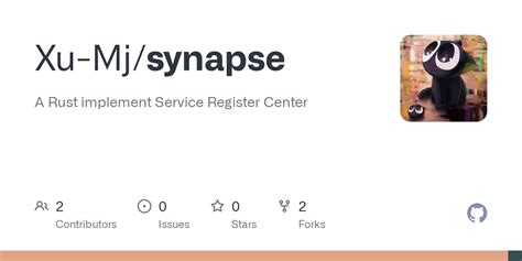 Github Xu Mjsynapse A Rust Implement Service Register Center