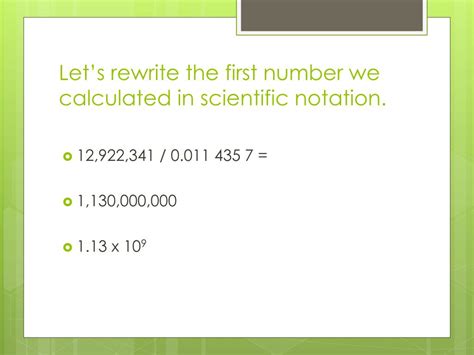 Ppt Scientific Notation Powerpoint Presentation Free Download Id 5547791