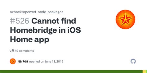 cannot find homebridge in ios home app · issue 526 · nxhack openwrt