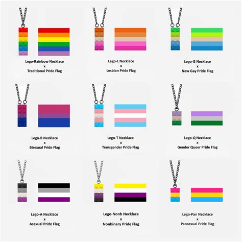 Lego Rainbow Necklace Antirue