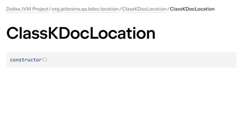 [k2] Parameter From Kdoc Doesn T Appear On The Implicit Primary Constructor Page · Issue 3348