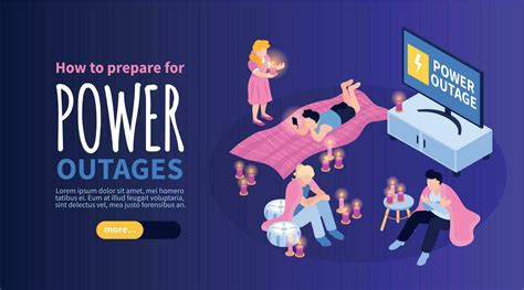 Power Outage Horizontal Banner 25804059 Vector Art At Vecteezy