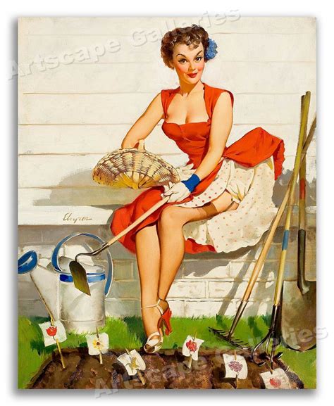Pin Upgil Elvgren Pinup Just For You Vintage Gil Elvgren Pinup Girl