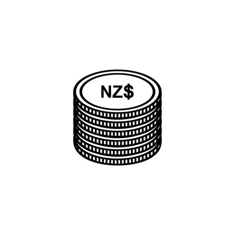 New Zealand Currency Icon Symbol New Zealand Dollar Nzd Sign Vector