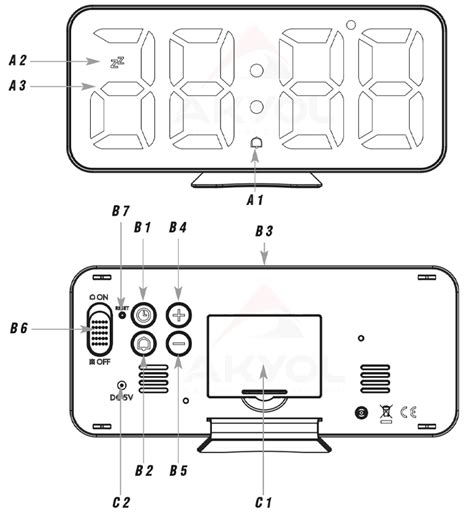 Tfa 60202701 Alarmlı Dijital Saat Termometre