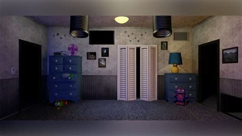 Ucn Fnaf 4 Bedroom Texture Layouts De Quarto Cofre Meus Pins Salvos