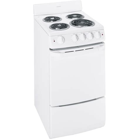 Hotpoint Freestanding 24 Cu Ft Electric Range White Common 20 In