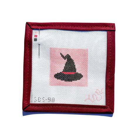 Tiny Witch Hat Bestitched Needlepoint