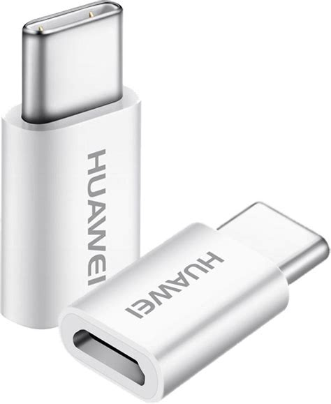 Переходник Huawei microUSB-USB type-C White: купить по цене 49 рублей в ...