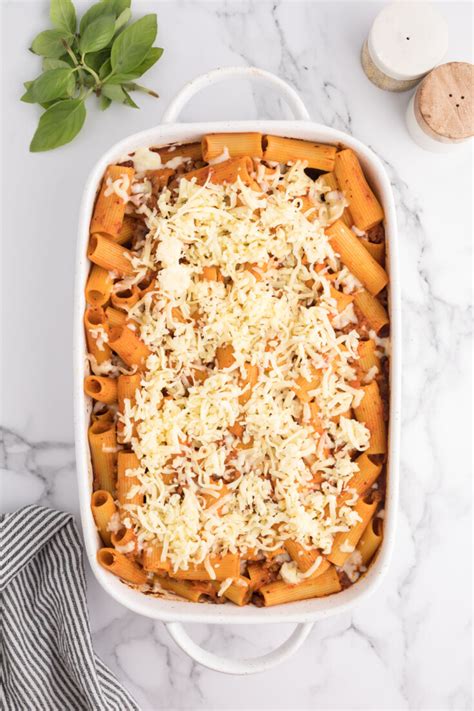 Baked Rigatoni Easy Dinner Recipe A Joyfully Mad Kitchen