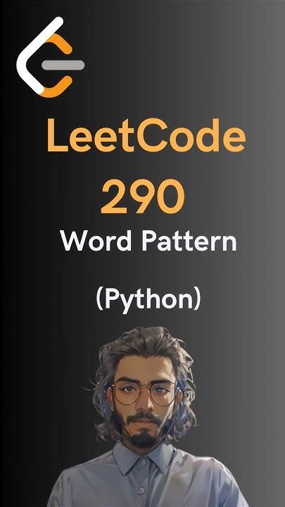 Leetcode290 Word Pattern Python Youtube