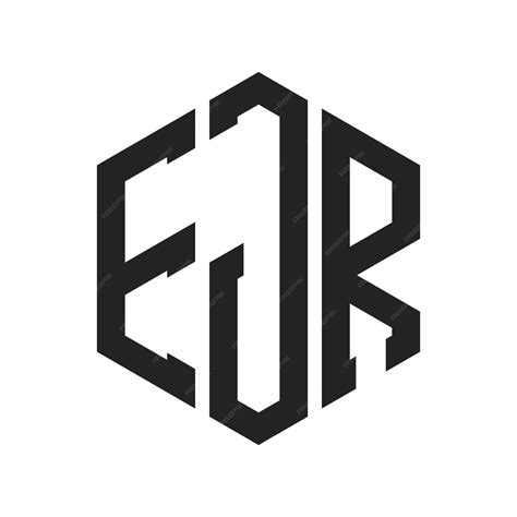 Premium Vector Ejr Logo Design Initial Letter Ejr Monogram Logo Using